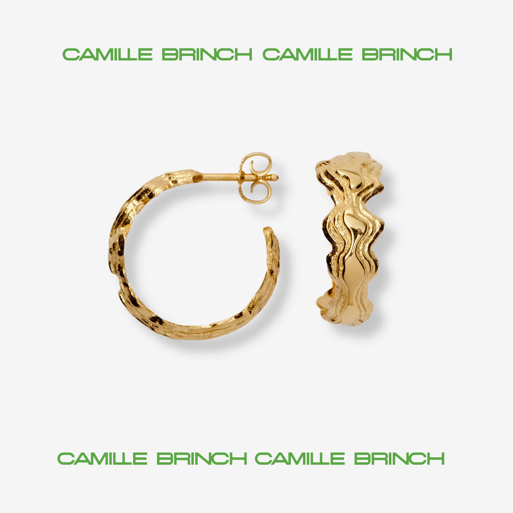 Blurry Layers Hoops | Camille Brinch Jewellery