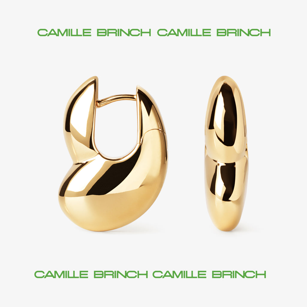 Store Spongy Puffer Øreringe | Camille Brinch Jewellery